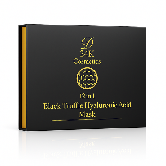 12 in 1 | Black truffle Hyaluronic Acid mask – D24K